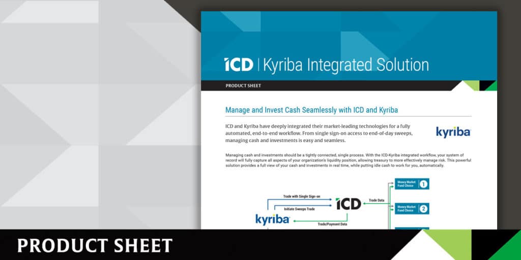 KyribaLive 2023: ICD and Kyriba Integration - ICDPortal